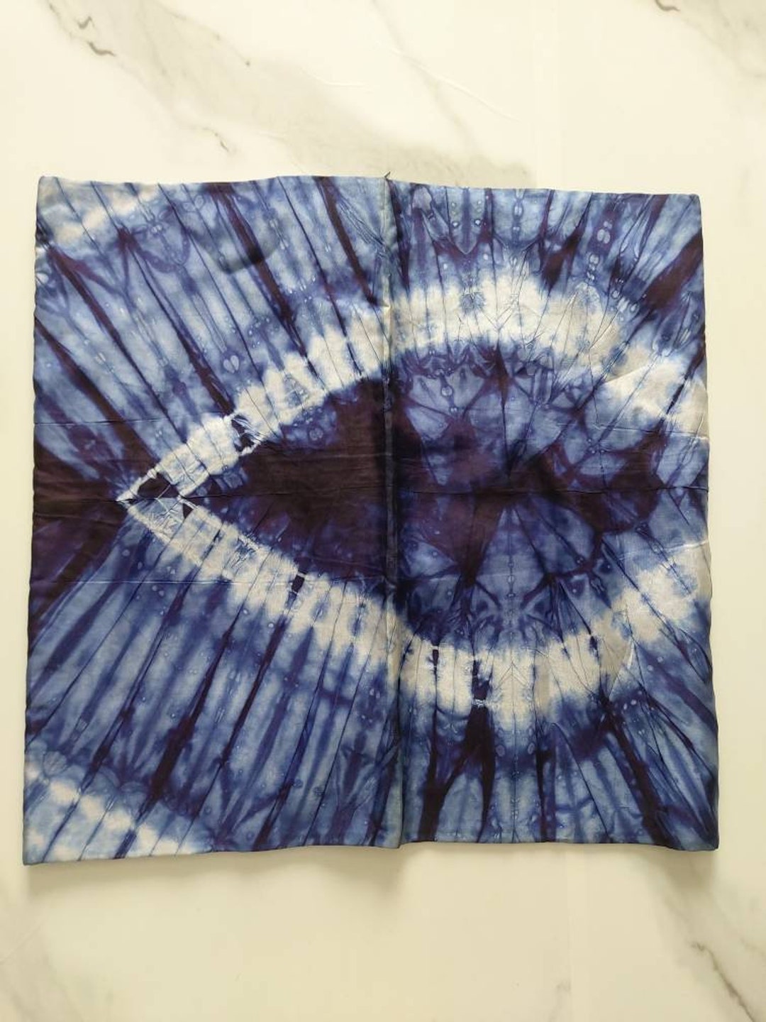 4 Yards African Tie Dye Fabric, Adire Kampala Silk, Ankara Fabric ...
