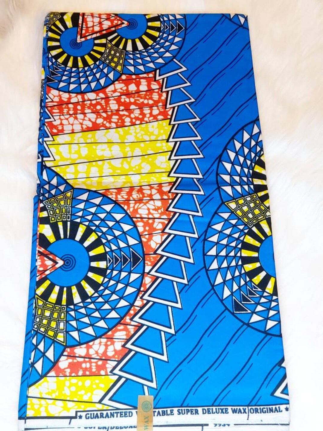 Blue Mix and Match African Print Fabric Sold per Yard or 6 Yards ...