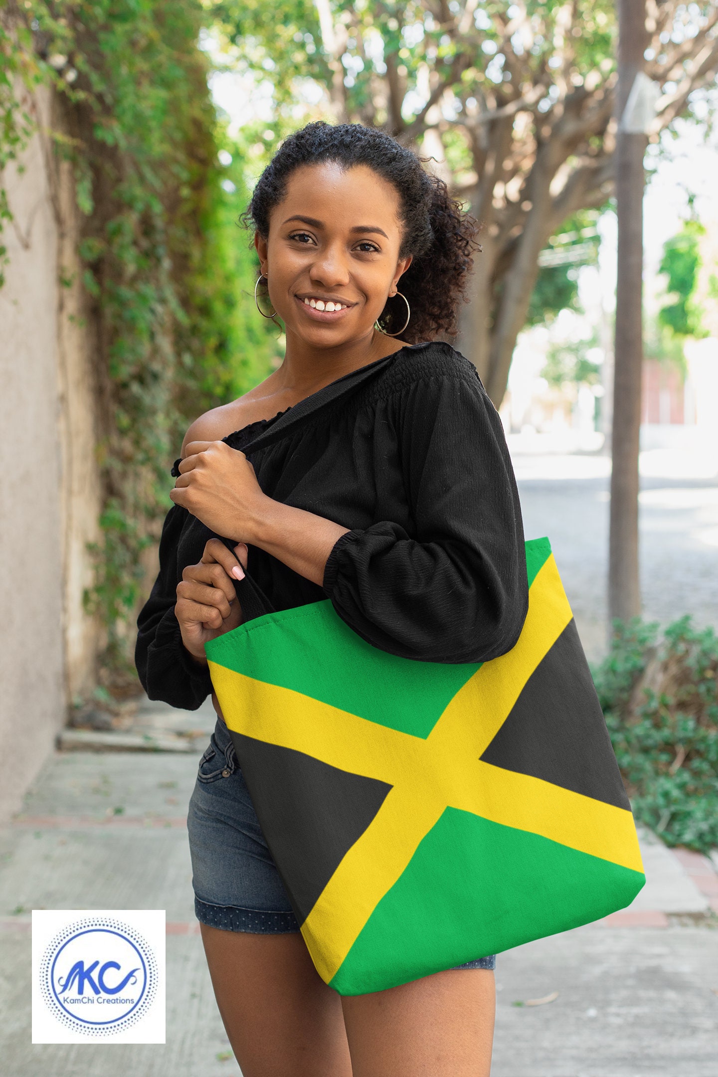 Large Tote Bag Jamaica Caribbean Island Gift Shopping - Etsy UK