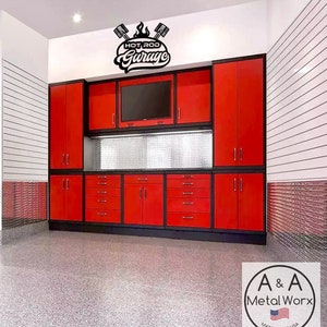 Hot Rod Garage Sign Dads Garage Metal Workshop Sign Street Rod Engine ...