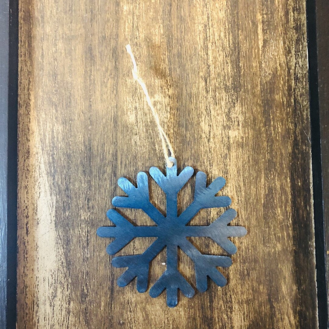 Snowflake Metal Ornament Snow Christmas Ornaments Christmas Tree ...