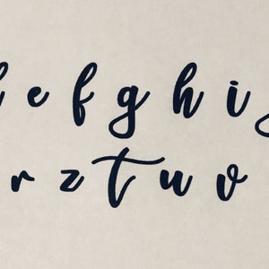 Custom Word Sign Metal Personalized Nursery Name Sign Cursive Word ...