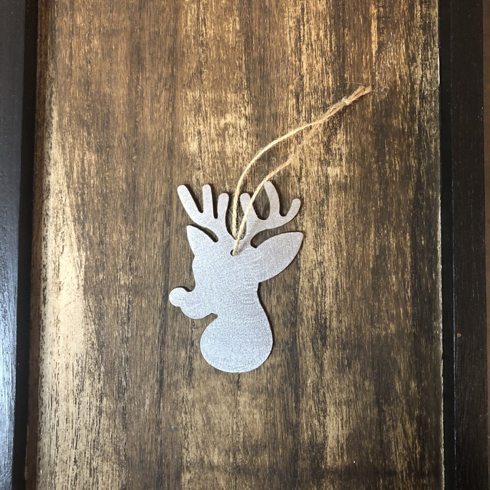 Rudolph Ornament Metal Reindeer Christmas Ornaments Christmas - Etsy