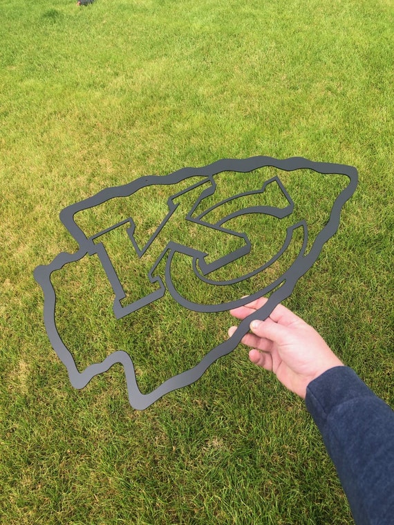 Kansas City Chiefs Sign Metal Sign KC Arrow Sign Man Cave - Etsy