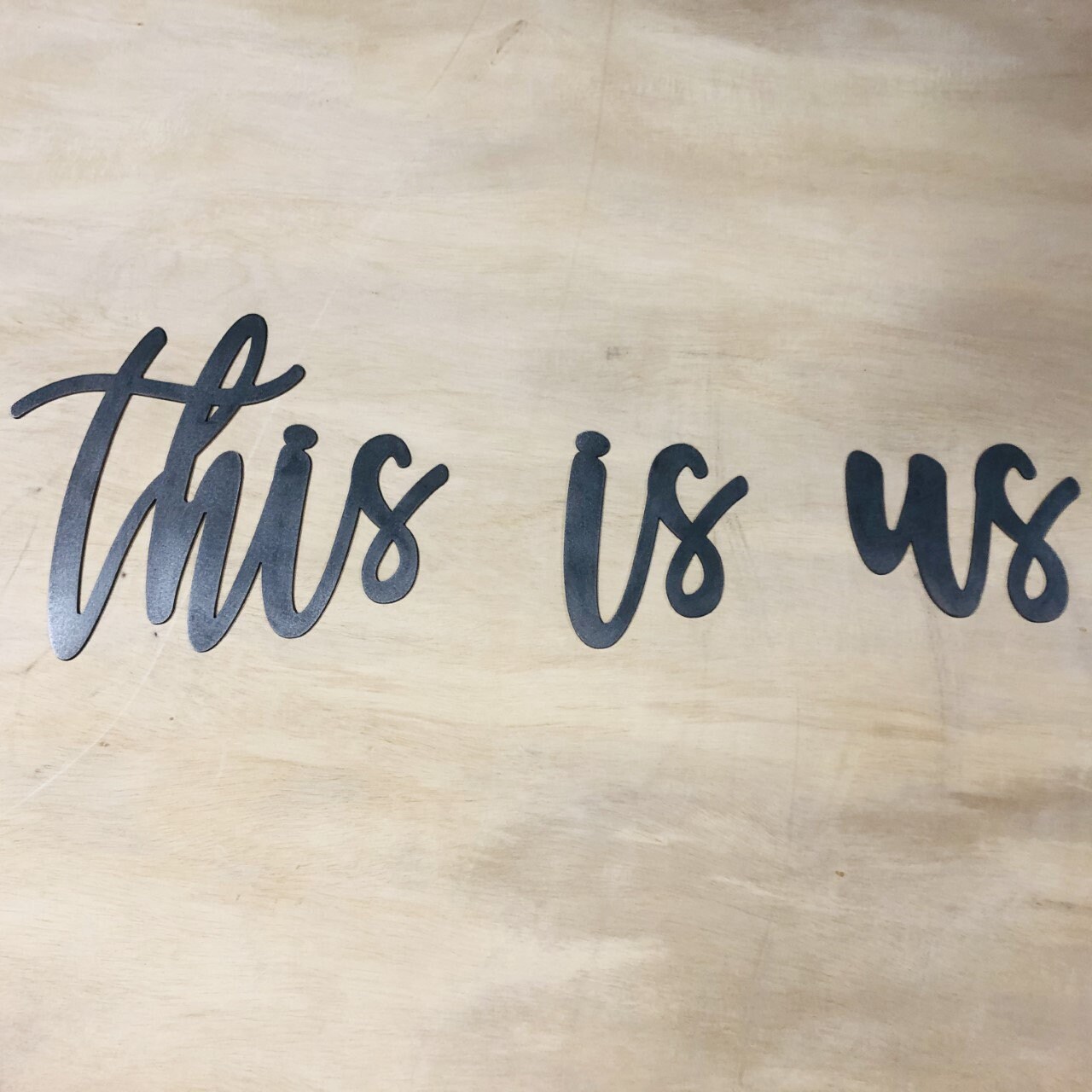 This is Us Sign Metal Words This is Us Words Wall Decor Farmhouse Decor ...