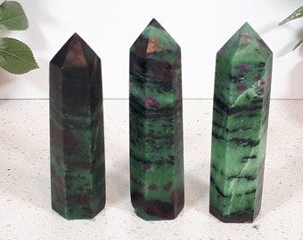 Ruby Zoisite Towers - Etsy