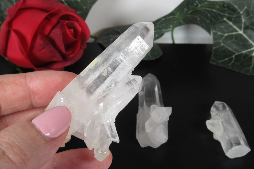 Striated Quartz Crystal Cluster - Etsy