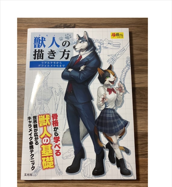 How to Draw Kemono Character Japan Furry Anime Manga Guide Art - Etsy ...