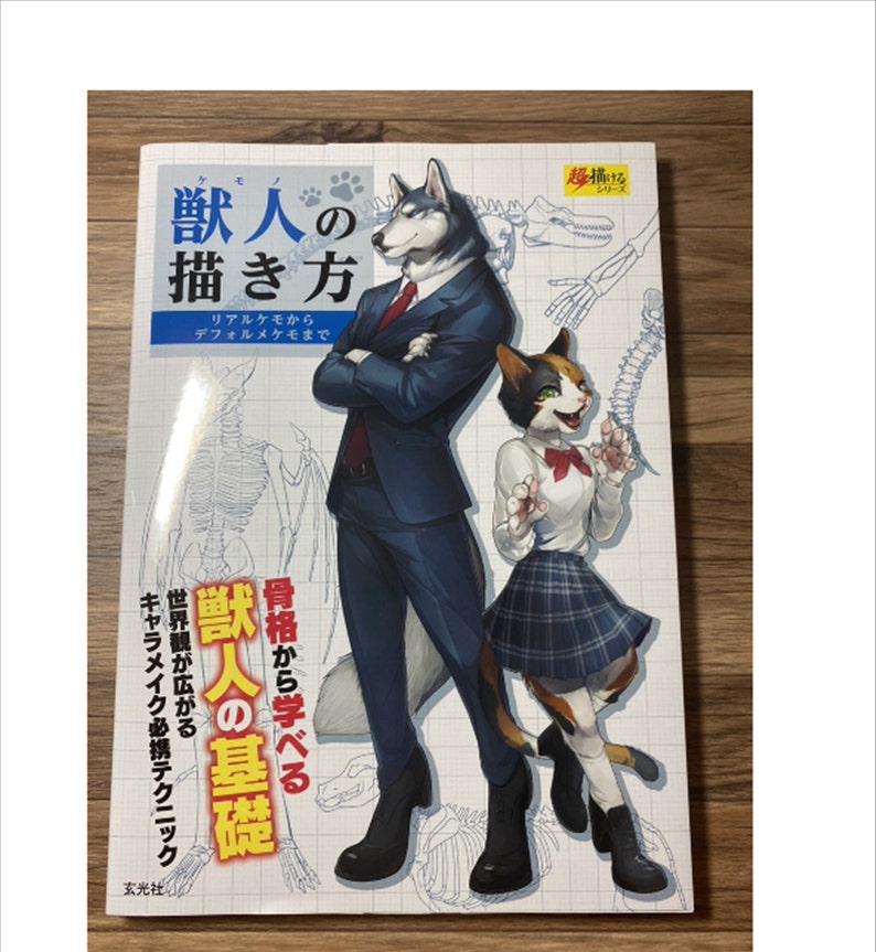 How to Draw Kemono Character Japan Furry Anime Manga Guide Art - Etsy