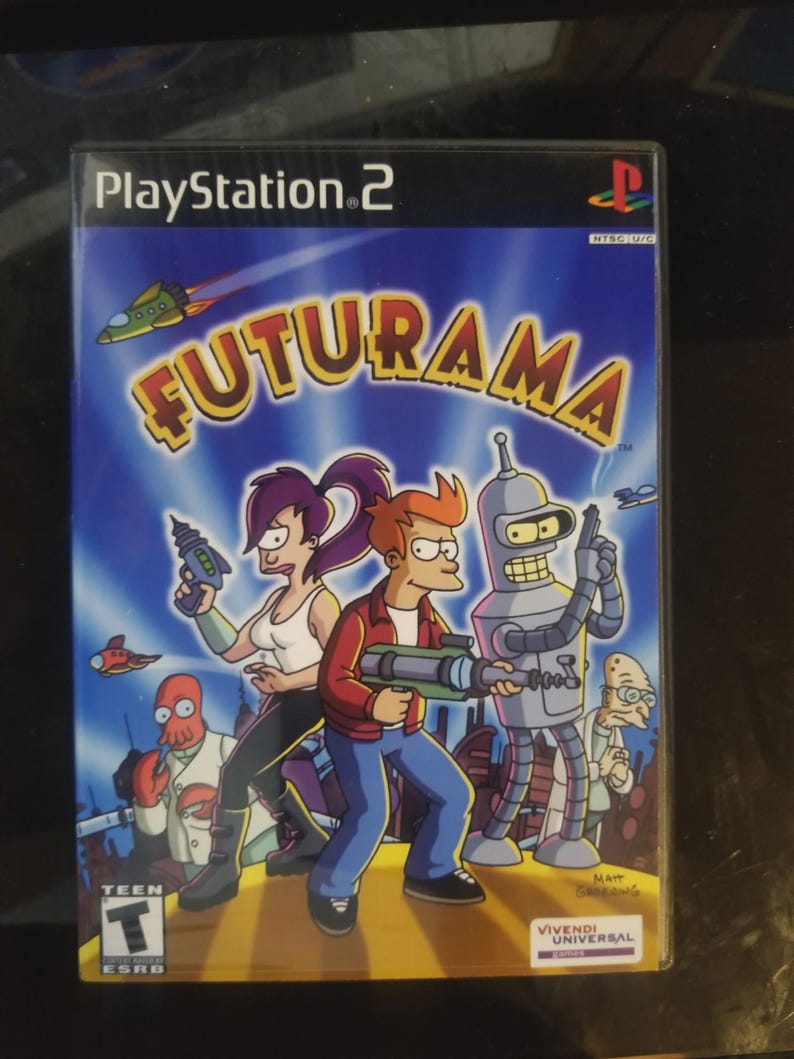 Futurama Playstation 2 Reproduction - Etsy