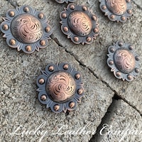3" Nickel Plated Screw-back Concho. - Etsy