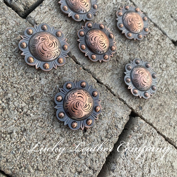 Round Conchos - Etsy