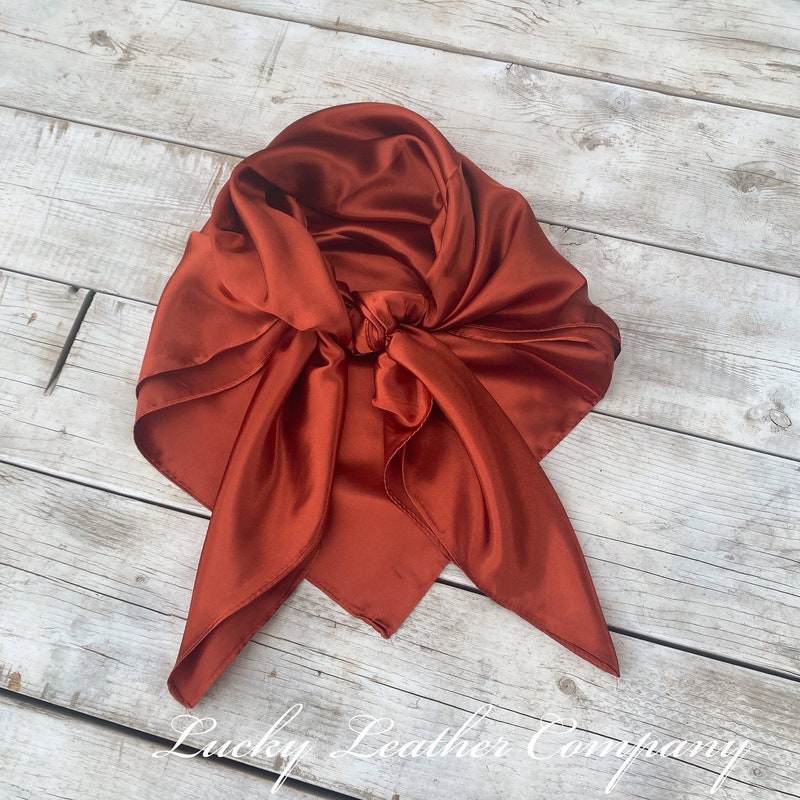 Burnt Orange Scarf - Etsy