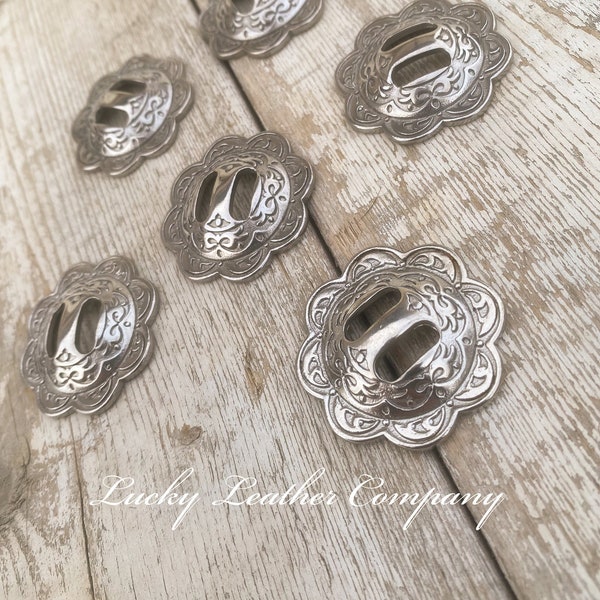 Slotted Conchos - Etsy