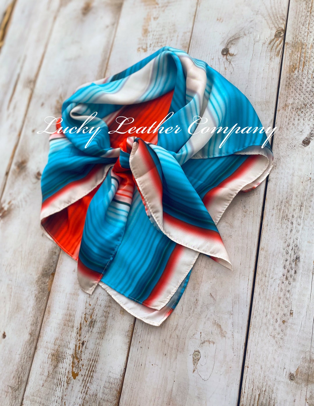 Wild Rag Serape, Western Scarf, 35"x 35", Cowboy Wild Rag, Boho Western ...