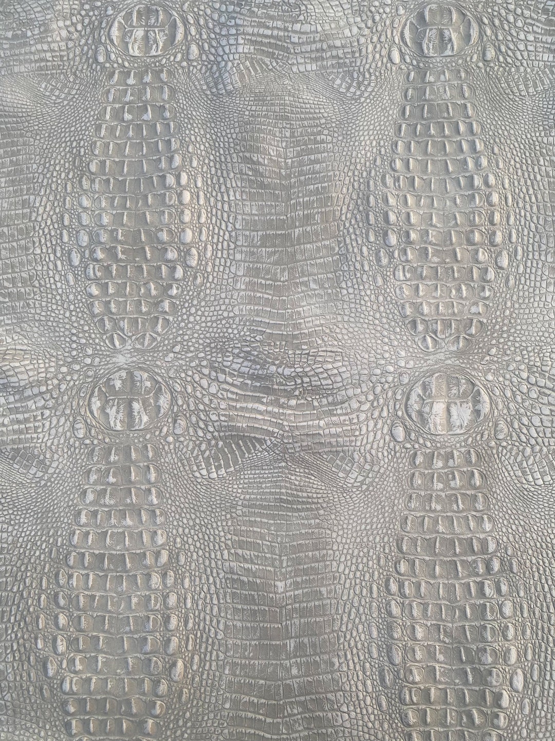 Cream Embossed Gator, Leather Sheets, Genuine Embossed Leather, Tack ...