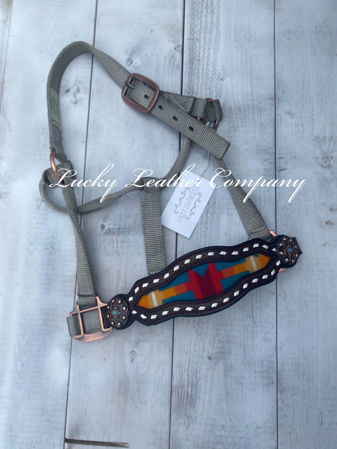 PNW Bronc Halter, Horse Tack, Buckstitch Halter, USA Made, Horse Tack ...