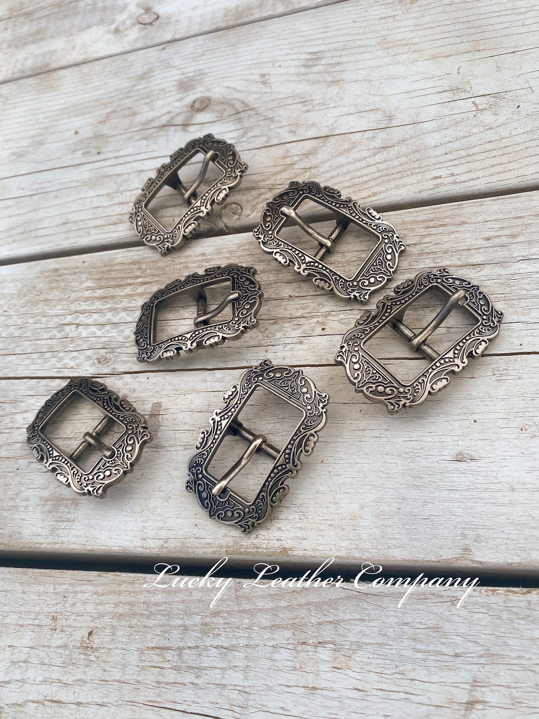 Antique Silver Buckle, 3/4", Western Cart Buckle, Tack Making ...