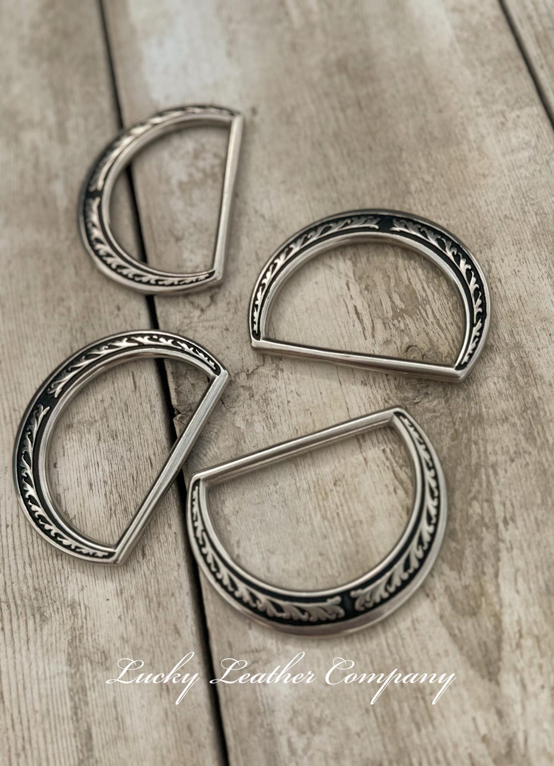 Horseshoe Brand Saddle D-ring, Jeremiah Watt Hardware, 2" Breast Collar ...