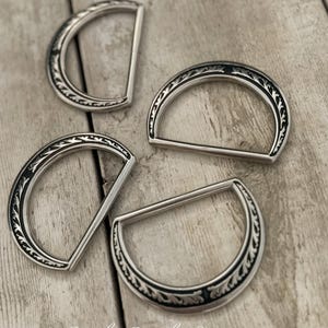 Horseshoe Brand Saddle D-ring, Jeremiah Watt Hardware, 2" Breast Collar ...