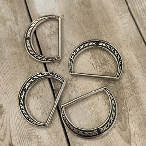 Horseshoe Brand Saddle D-ring, Jeremiah Watt Hardware, 2" Breast Collar ...