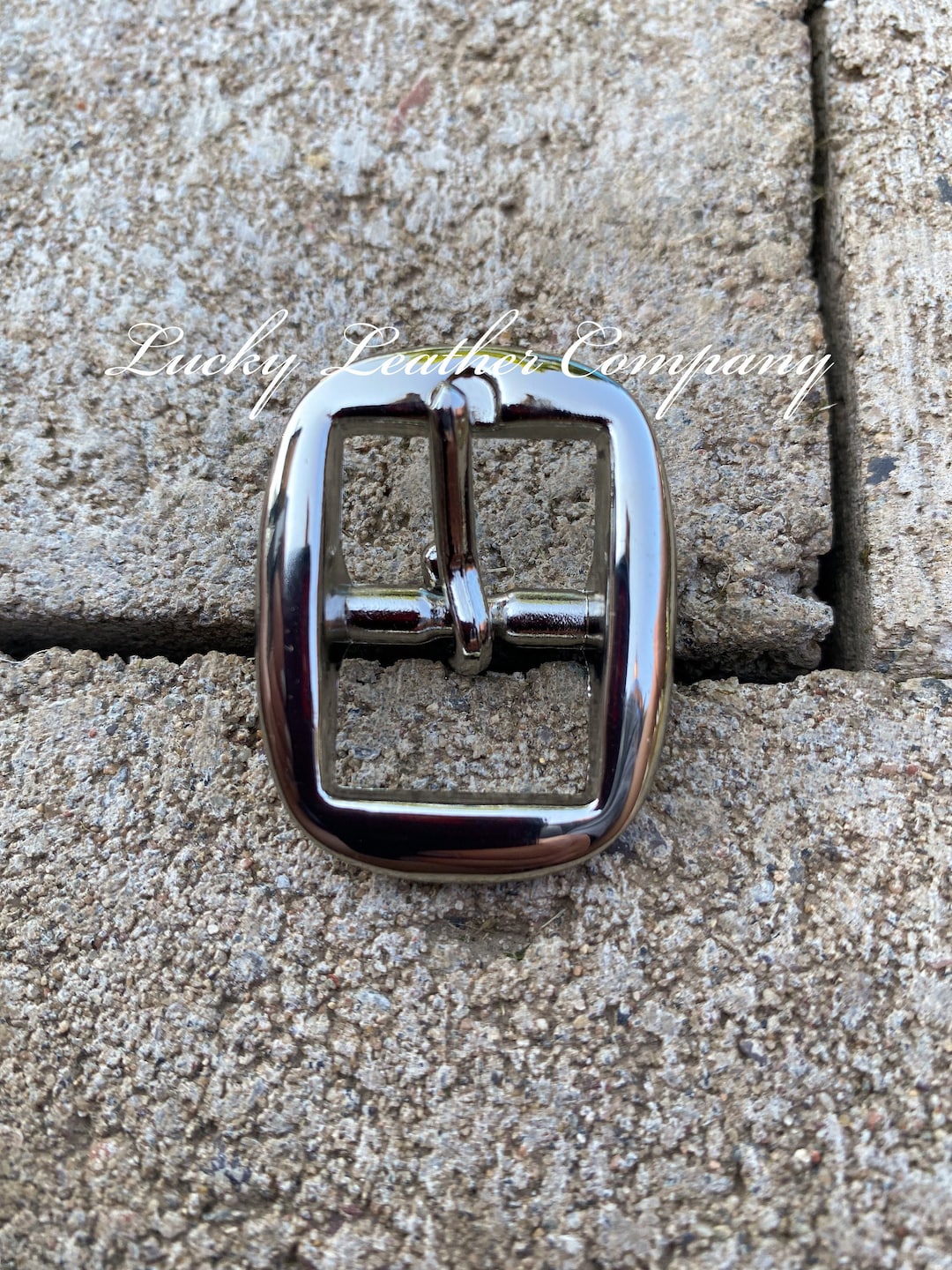 5/8" Silver Cart Buckle, Hardware Buckle, Tack Making Buckle, Western ...