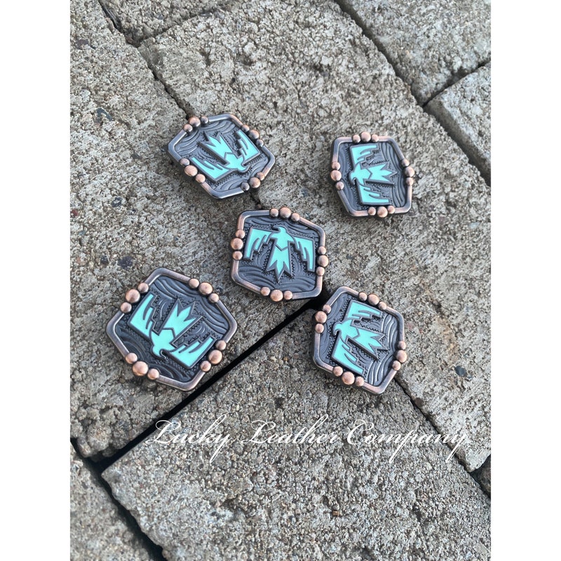 Thunderbird Concho - Etsy