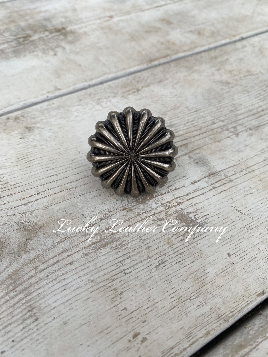 Wild Rag Slide Antique Silver Pinwheel, Concho Slide, Cowboy Rag Slide ...