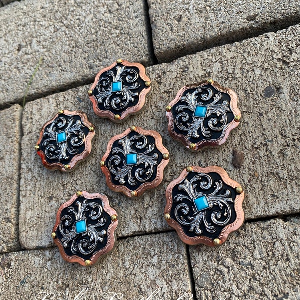 Antique Copper Concho - Etsy