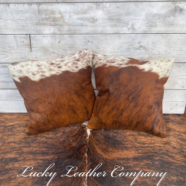 Cowhide Pillow - Etsy