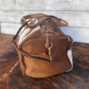 Genuine Cowhide Duffle Bag, Western Accessories, Cowhide Bag, Boho ...