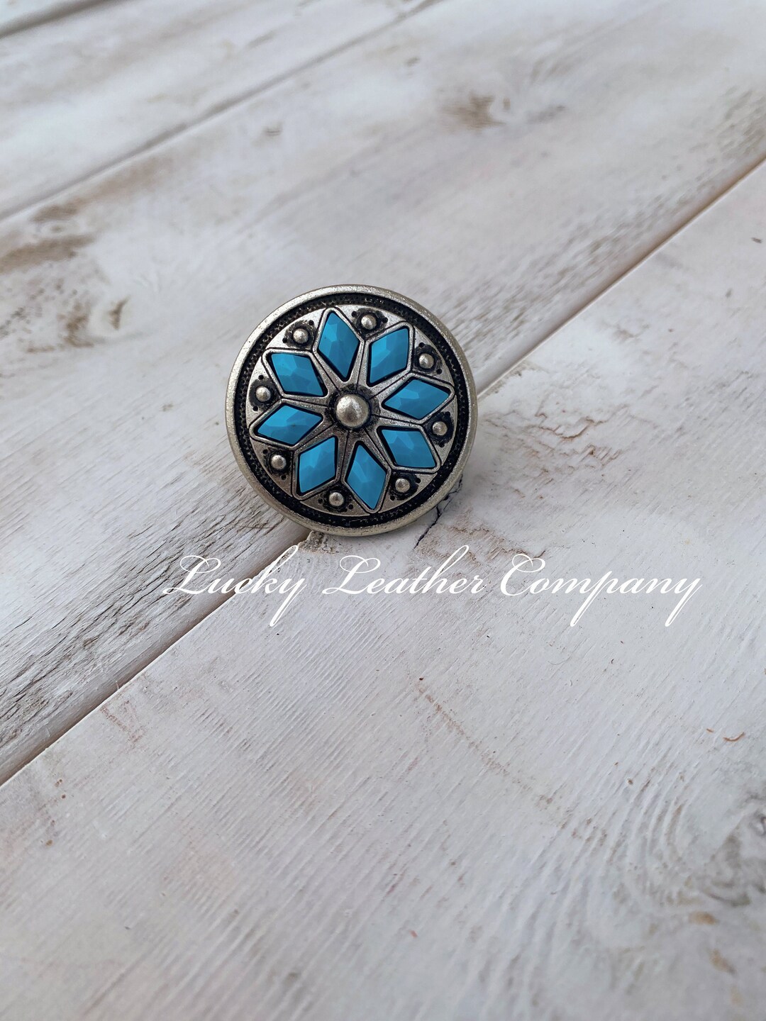 Wild Rag Slide Turquoise Round, Concho Slide, Cowboy Rag Slide - Etsy