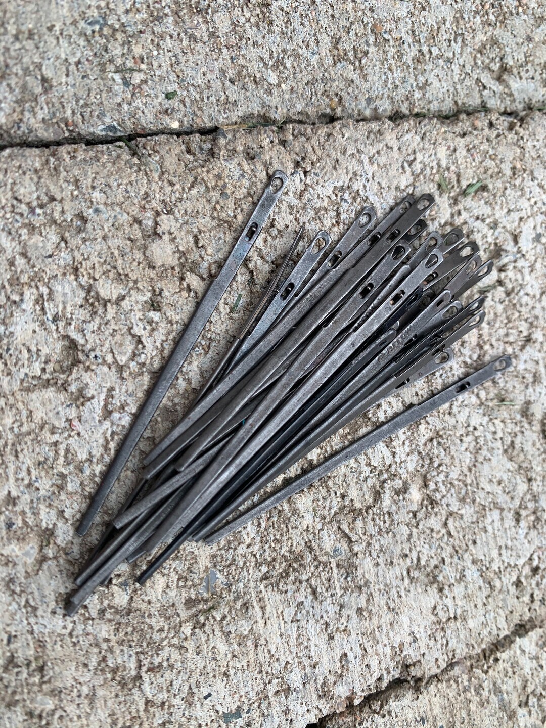 Lacing Needle 2 Prong 10 Pack Buckstitch Needle Leather - Etsy