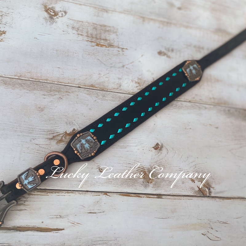 Turquoise Dog Collar - Etsy