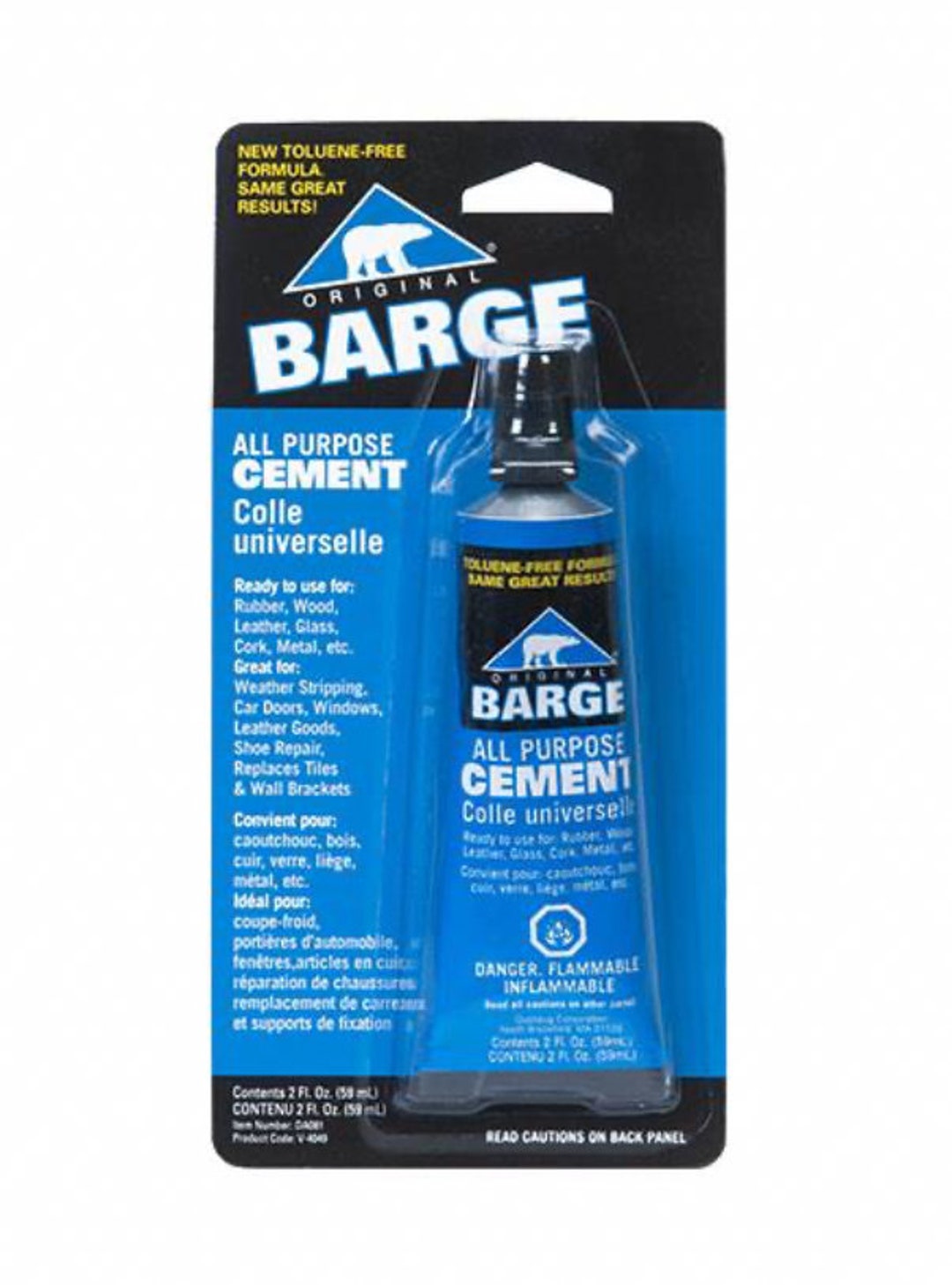 Barge All Purpose Cement, 2oz. Leather Working Glue, Tack Making, All ...