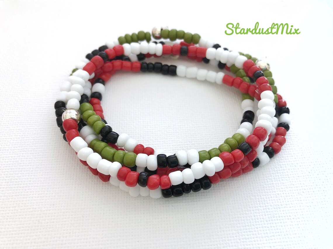 Beaded Friendship Bracelet With a Message Card/best Friend - Etsy