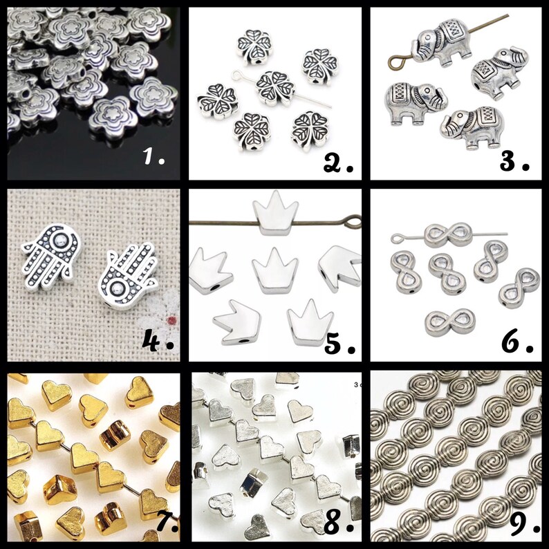 Wish Charm Bracelet With a Message/courage Strength Believe ...