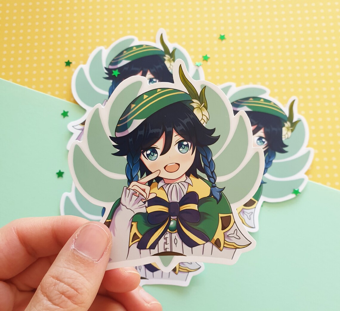 Venti Sticker Genshin Impact Stickers - Etsy Australia