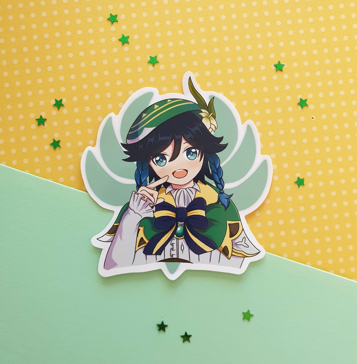 Venti Sticker Genshin Impact Stickers - Etsy