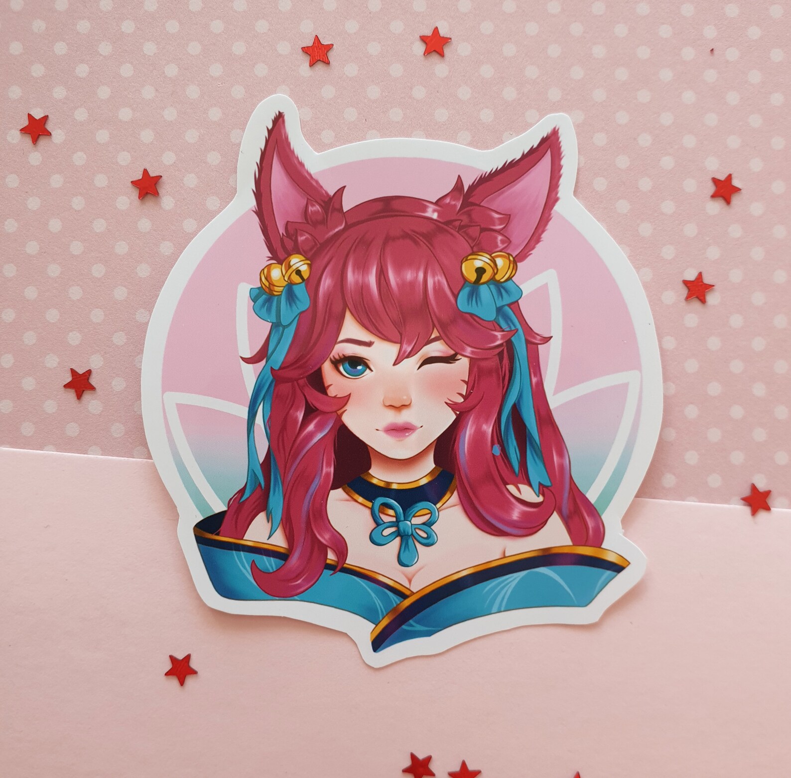 Ahri Skin Spirit Blossom Sticker - Etsy