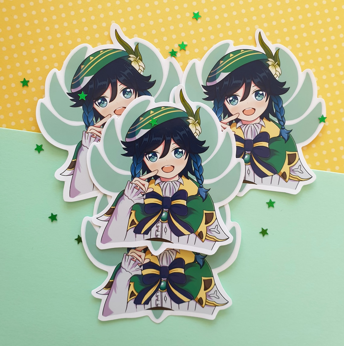 Venti Sticker Genshin Impact Stickers - Etsy