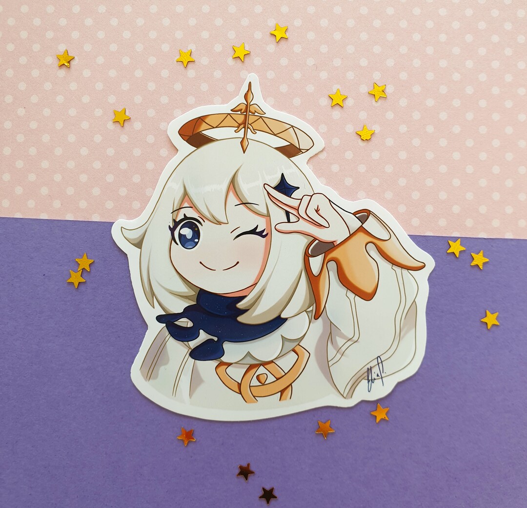 Paimon Sticker Genshin Impact Stickers - Etsy