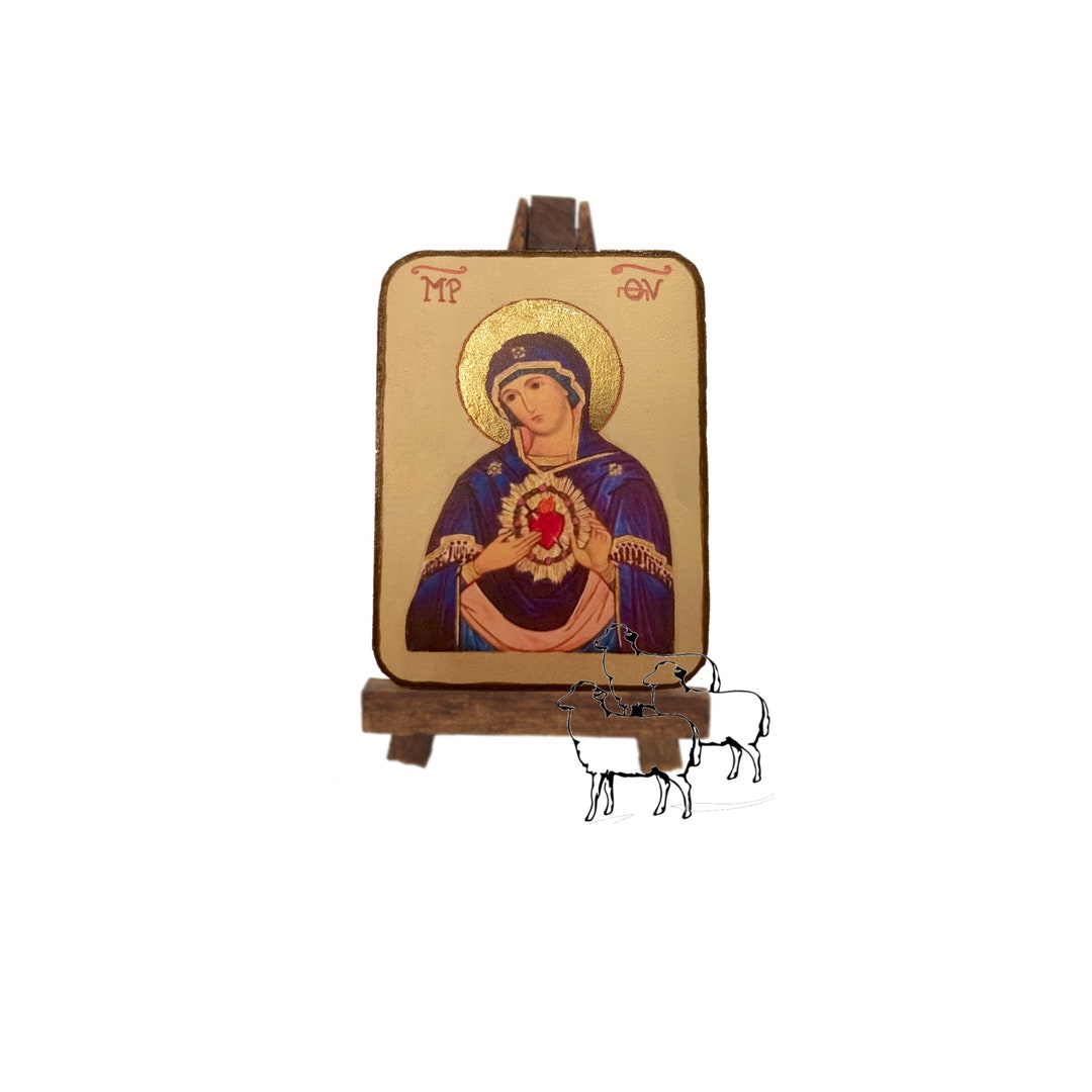 Immaculate Heart of Mary Picture Home Decor Art Catholic Saints ...