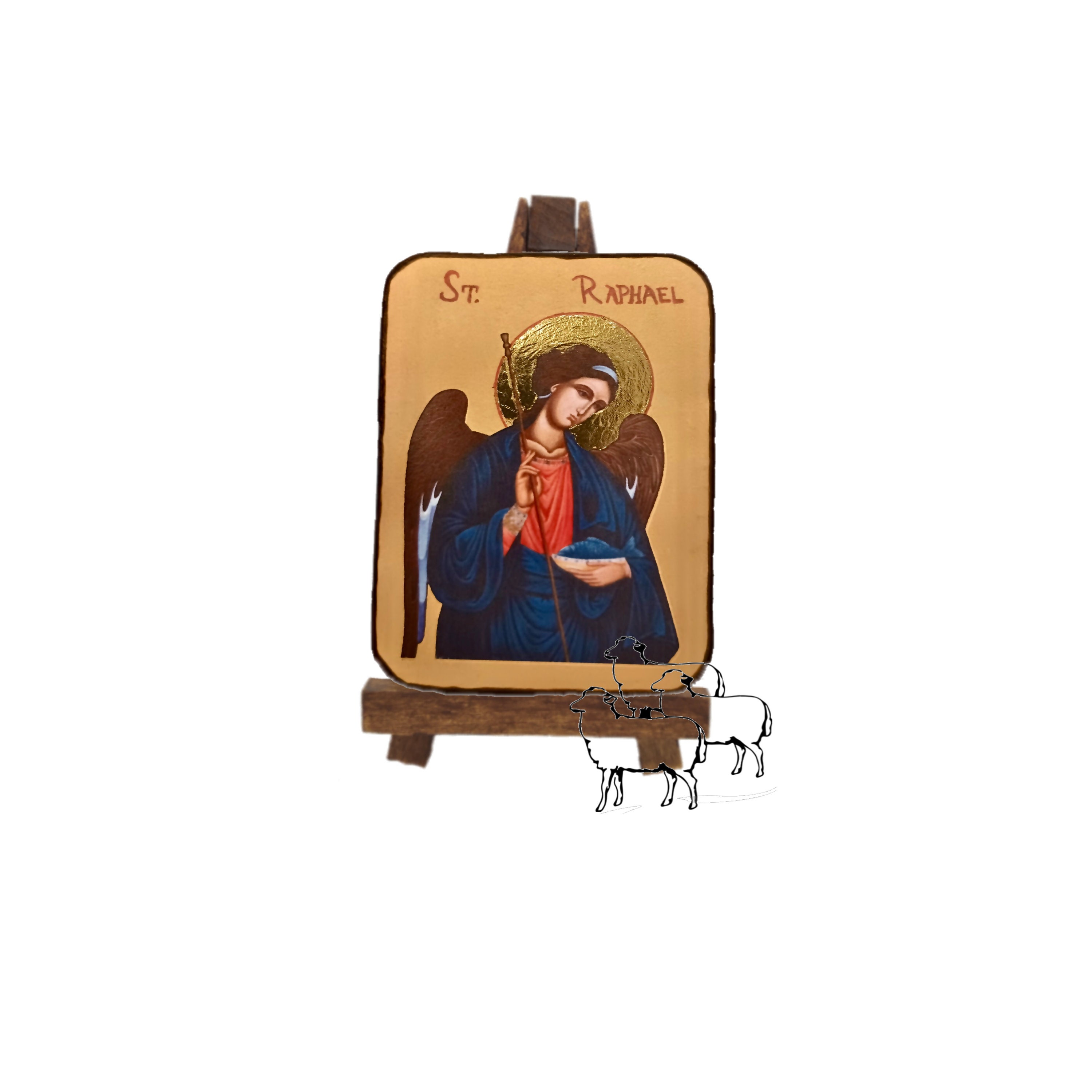 St. Raphael Icon, Archangel, Patron Saints, Mini Icon, Catholic ...
