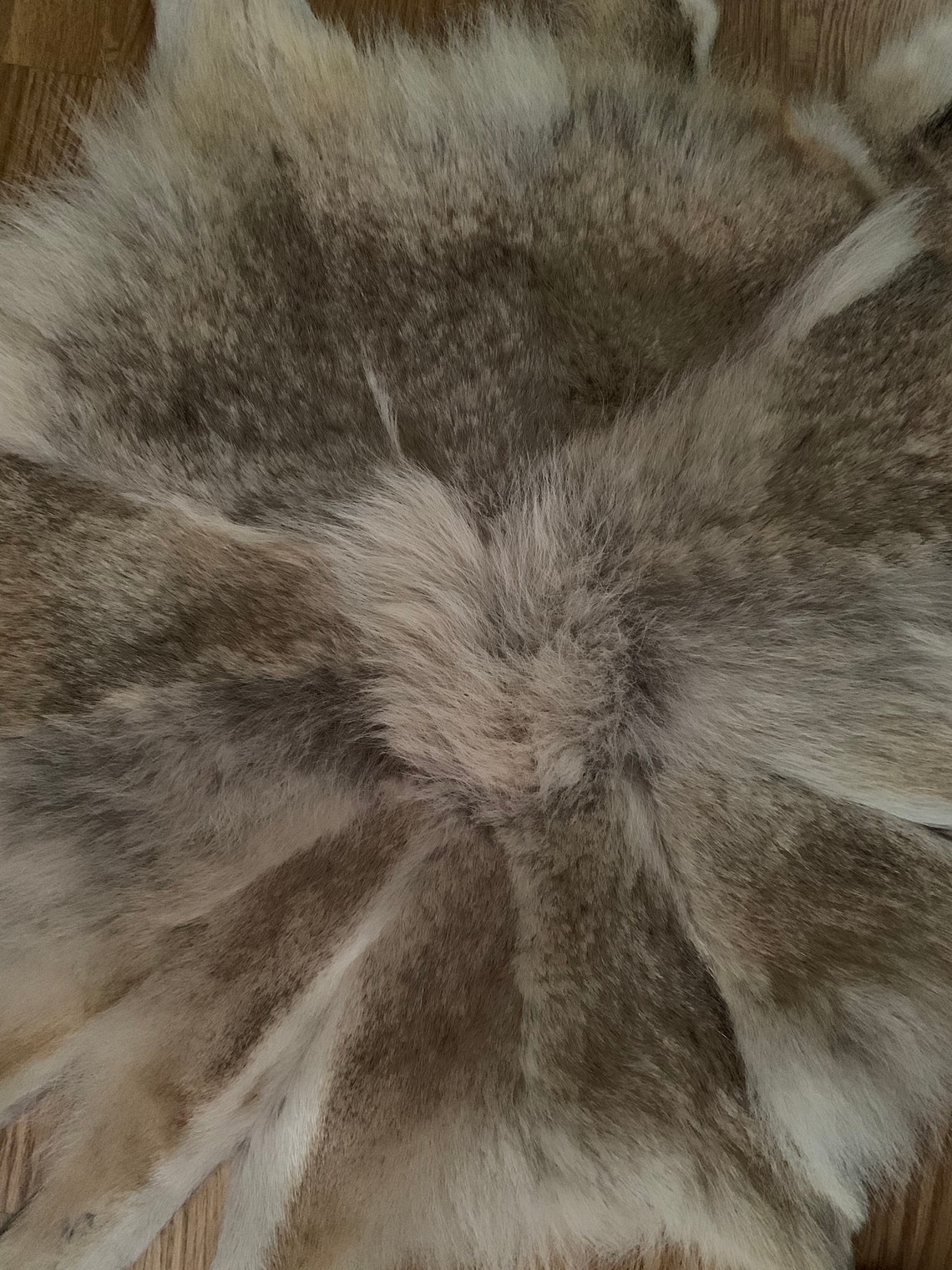 Fur rug / Real fur rug / North Caucasian wolf fur rug / Home | Etsy