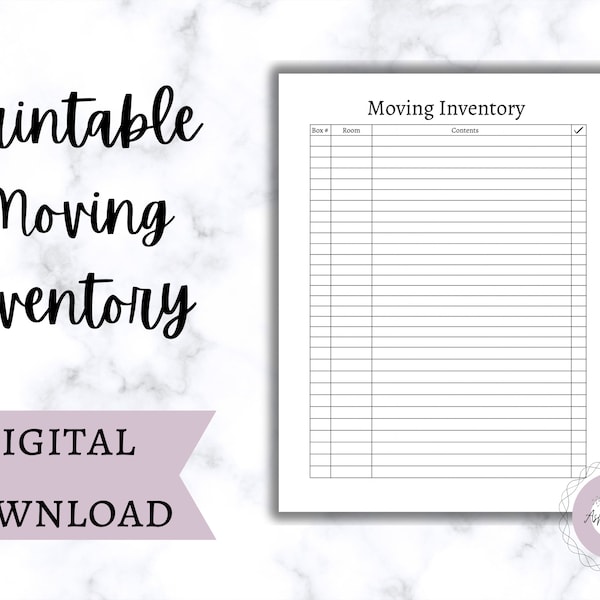 Pcs Inventory Printable - Etsy