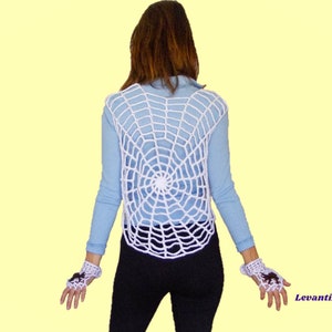 Halloween Outfit Spiderweb With 3D Spiders, Top and Mittens Halloween ...