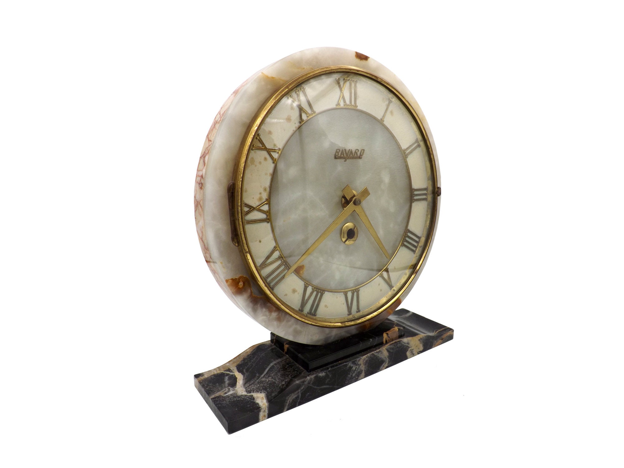 Bayard Marble Clock Antique French Marble Clock - Etsy