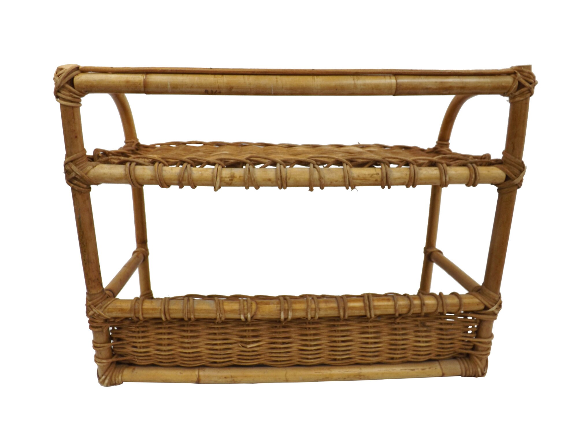 Rattan Wall Shelf Antique Rattan Wall Shelf - Etsy UK