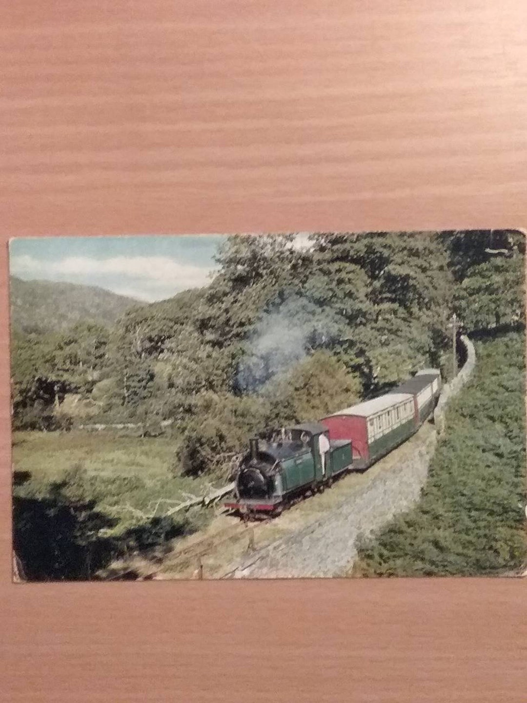 Rare, Vintage, Railroad Postcard and Queen Elizabeth II Sealed Portrait ...